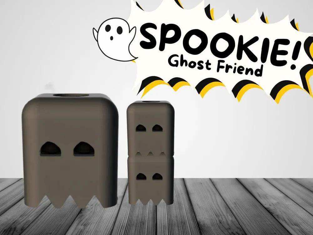 Spookie - Easy Print Ghost by 3DM Prints - MakerWorld