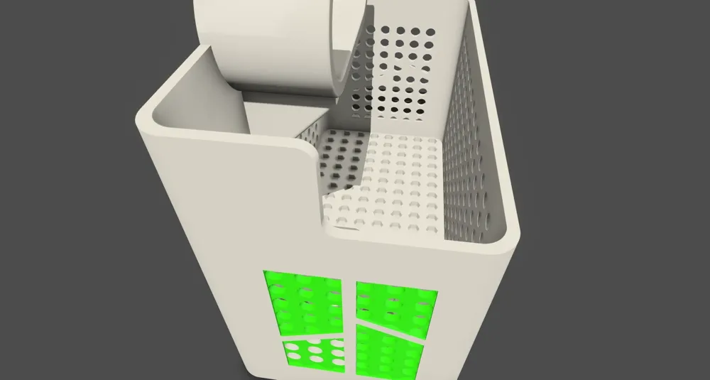 Micro Bambu A1/mini Poop Bin Waste Bin, Ultralight Anti-Resonance (No ...