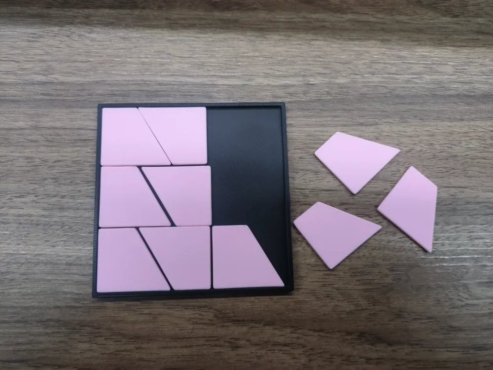 Ten trapezoid puzzle (level 8) by 松鼠快跑 - MakerWorld