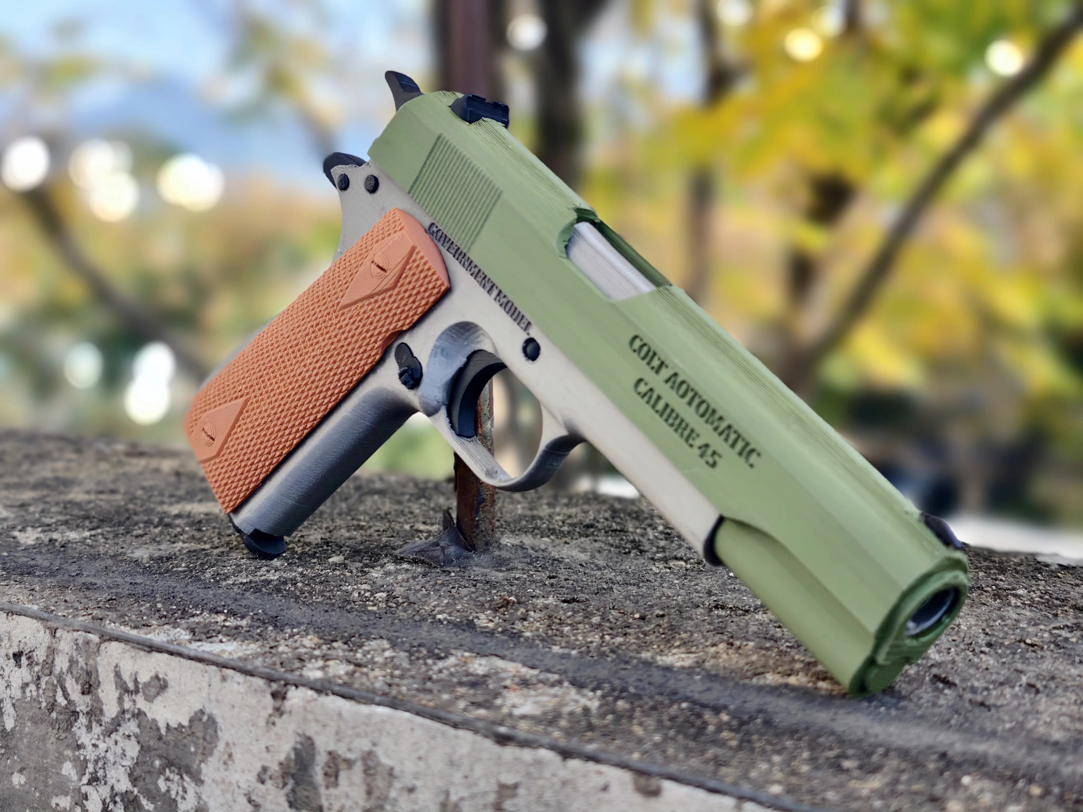 colt 1911 classic Toy model (can't move or launch) - Free 3D Print ...