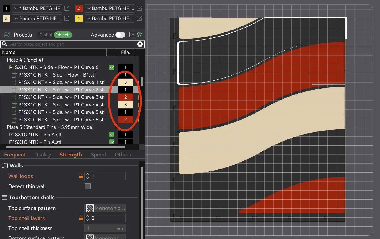 NTK Side Panels - for P1S and X1C - 3 Styles - Free 3D Print Model ...