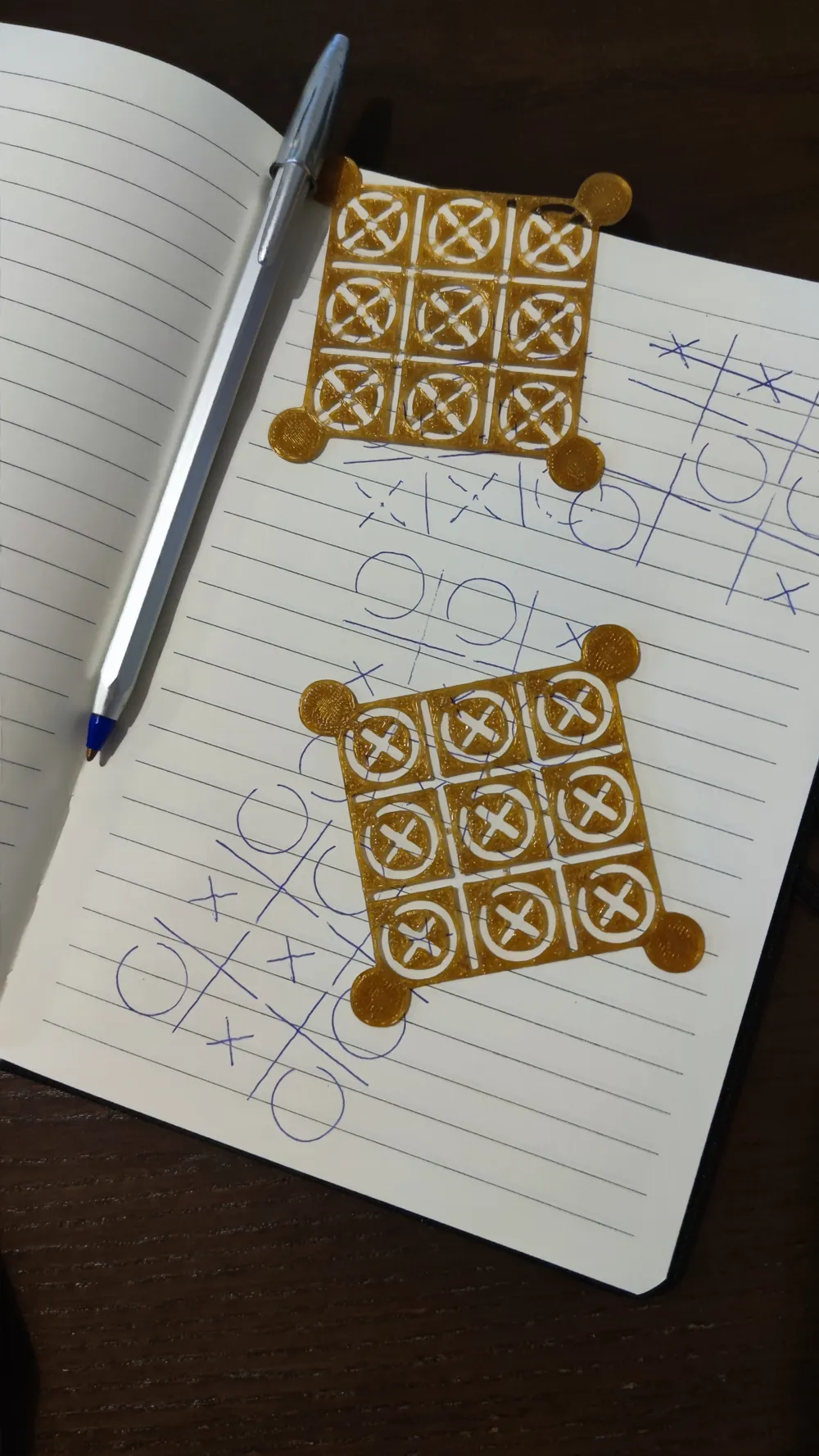 TIC-TAC-TOE Drawing Template by Odei - MakerWorld