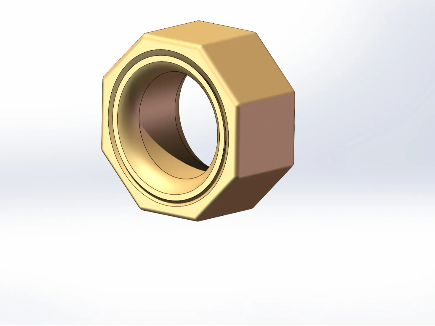 Octagonal Rotating Fidget Ring by LanFan - MakerWorld