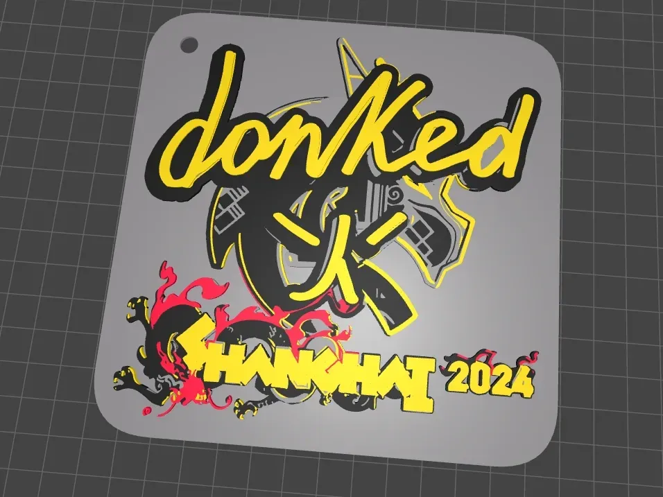 CSGO Team Spirit donk 2024上海major金贴 Remixed by user_2593088123 - MakerWorld