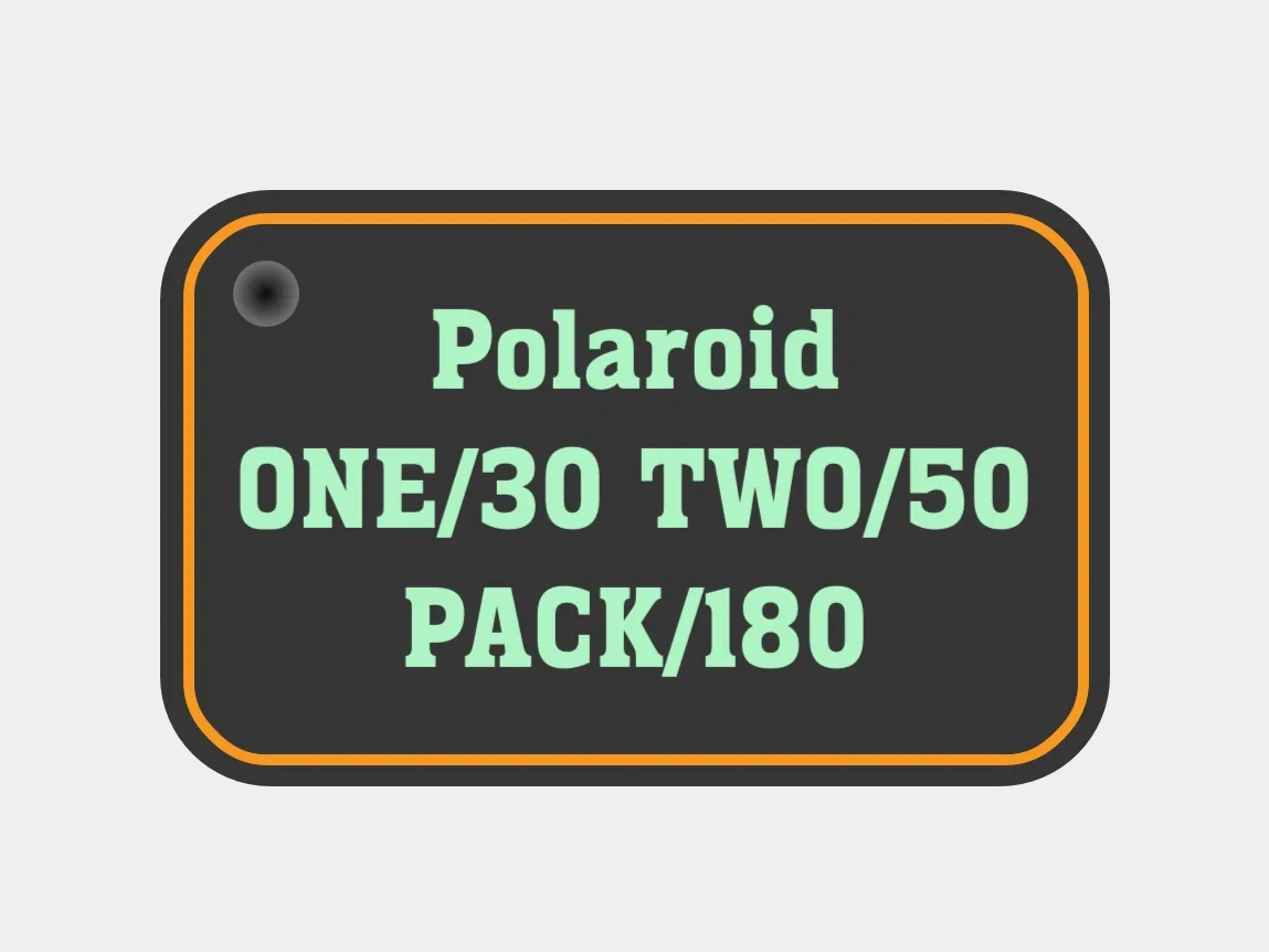 Polaroid Sign by 貔谛 - MakerWorld