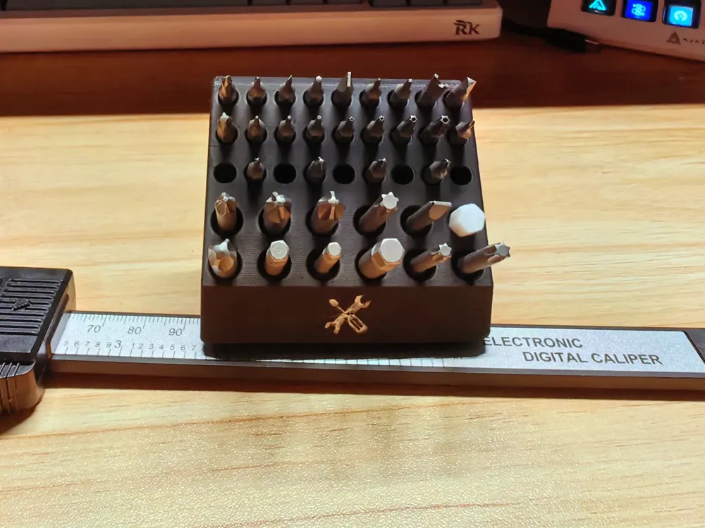 Pegboard Electric Screwdriver Bit Organizer by 可惜没什么大不了MakerWorld: Download Free 3D Models