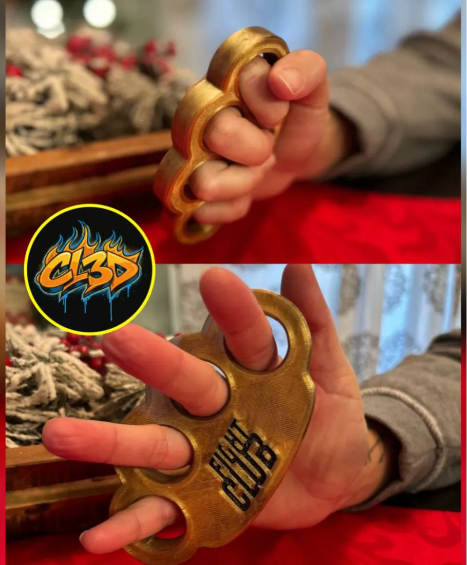 Cosplay/Movie Weapon - Brass Knuckles - Fight Club by CL3D PRINTING ...