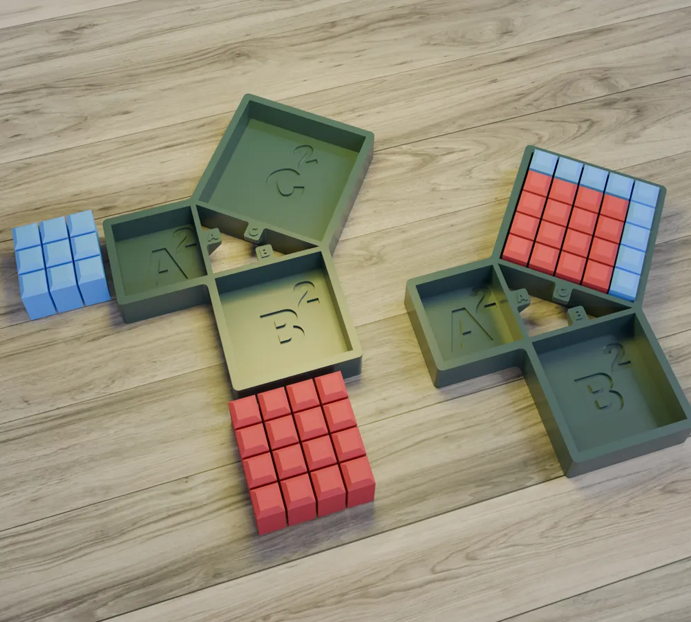 Pythagorean theorem / Pythagorova věta by hvrkh MakerWorld: Download ...