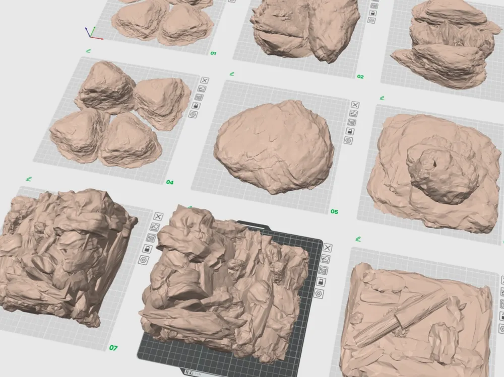 Indoor obstacles for Mini and Micro Crawler Remixed by McFly MakerWorld ...