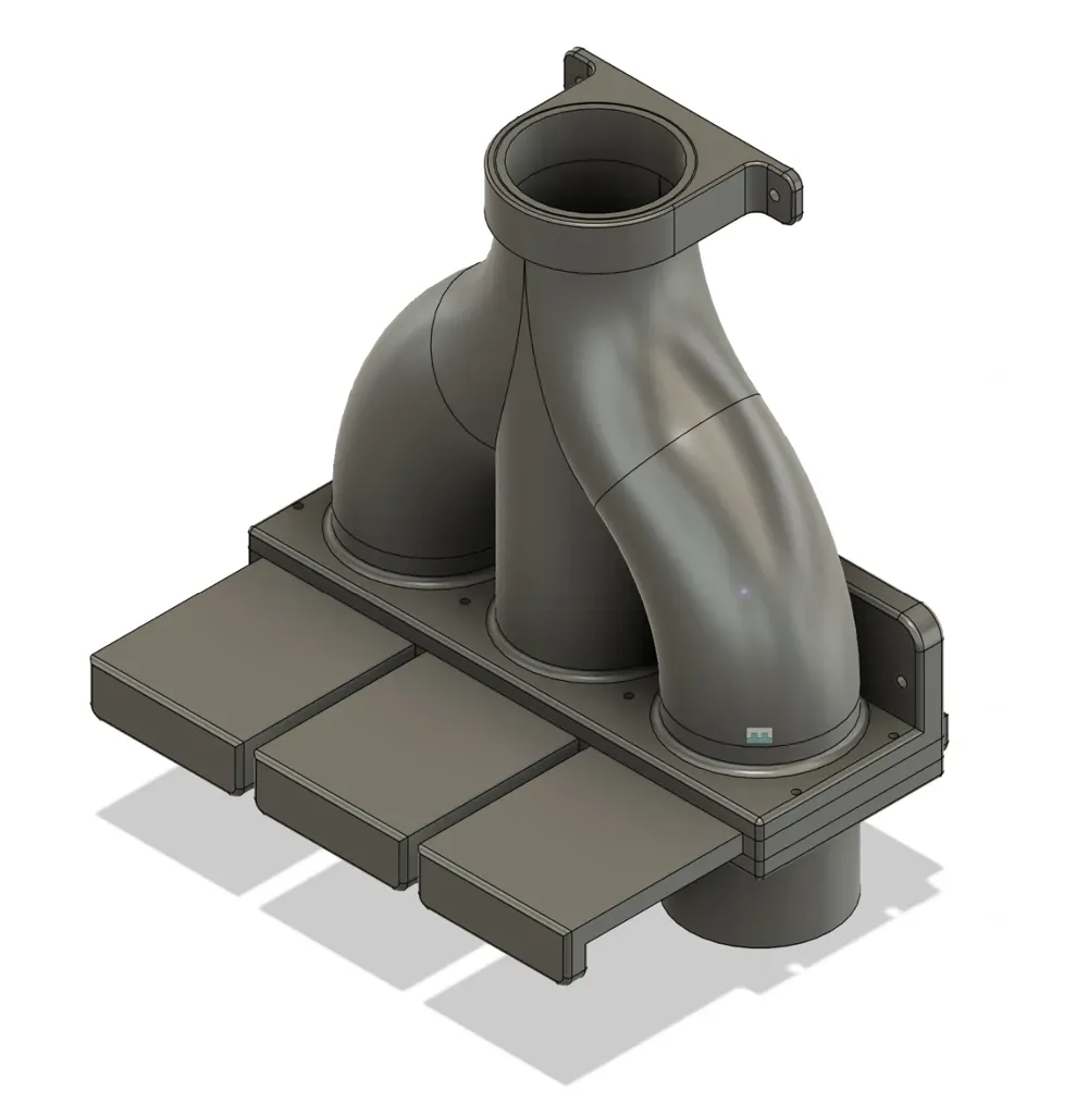 Festo Dust Collector Four-Way Valve - Free 3D Print Model - MakerWorld