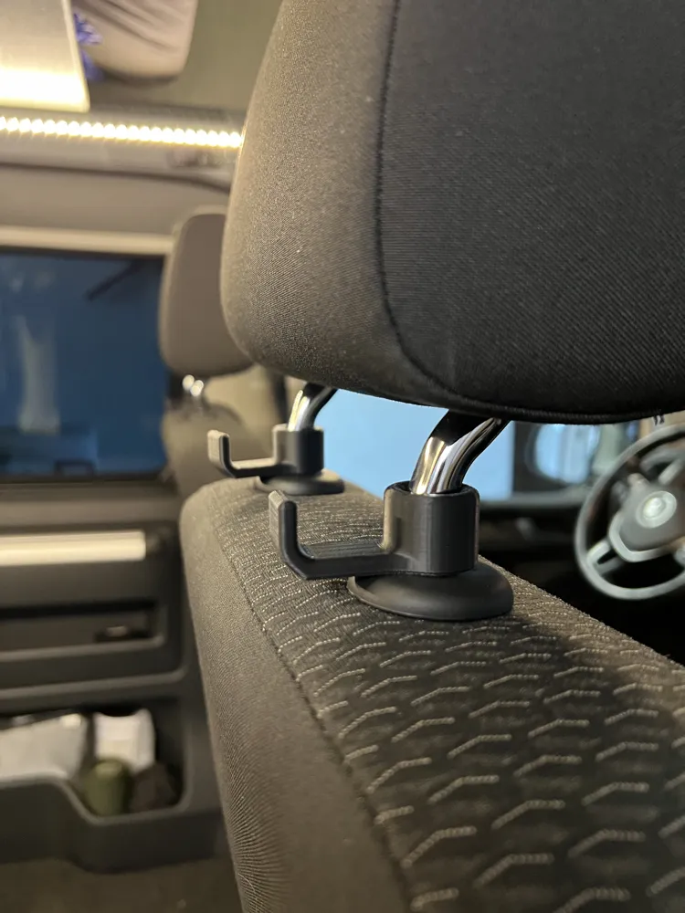 Headrest hook VW, Audi, Seat, Skoda and many more. by J_Design - MakerWorld