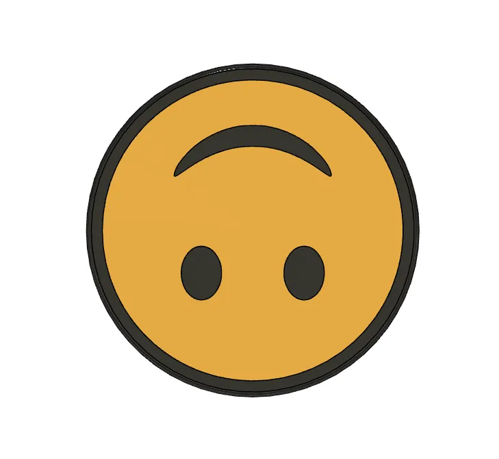Upsidedowninverted Smiley Magnet Parametric By Mosselini1 Makerworld