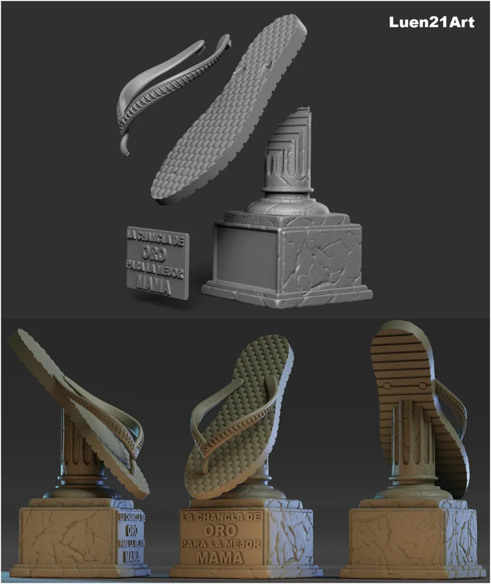 Chancla para la mejor mama por Luis E Gutierrez Polo MakerWorld ...