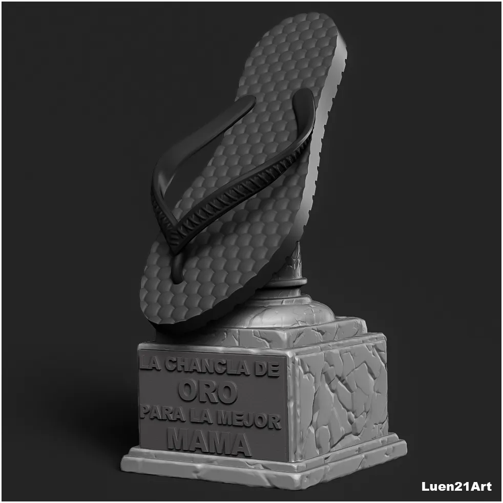 Chancla para la mejor mama por Luis E Gutierrez Polo MakerWorld ...