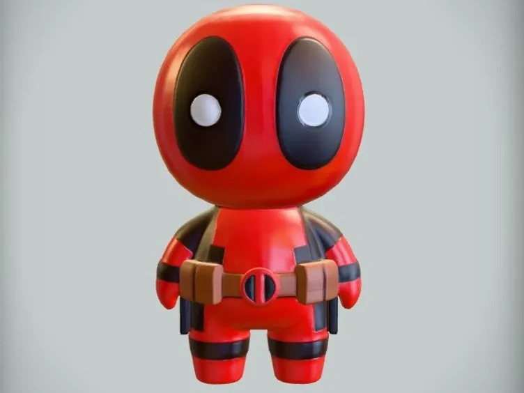 Q-version Deadpool by Good MakerWorld: Download Free 3D Models