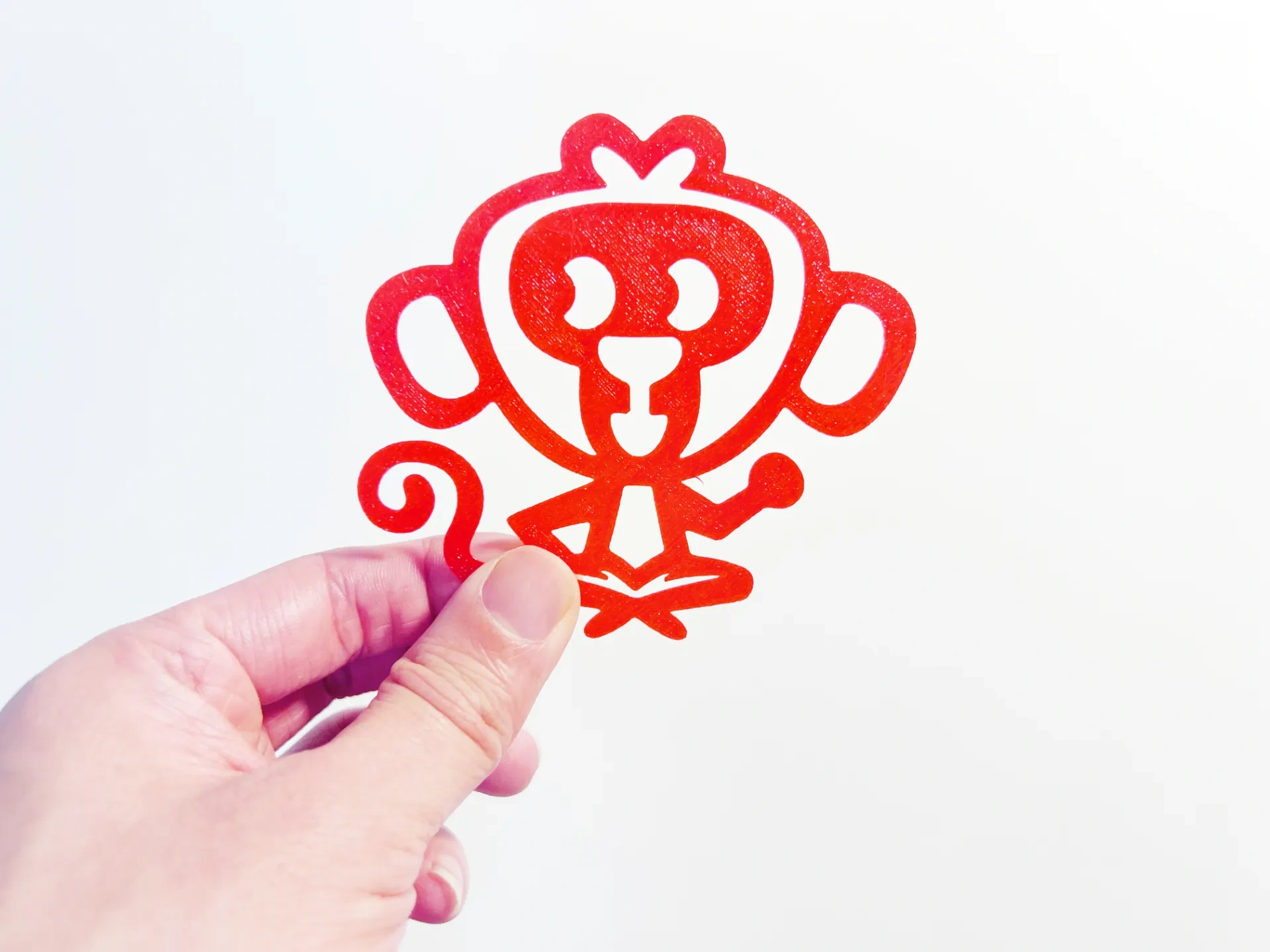 12 Zodiac Animal Window Decoration - Monkey by Destiny - MakerWorld