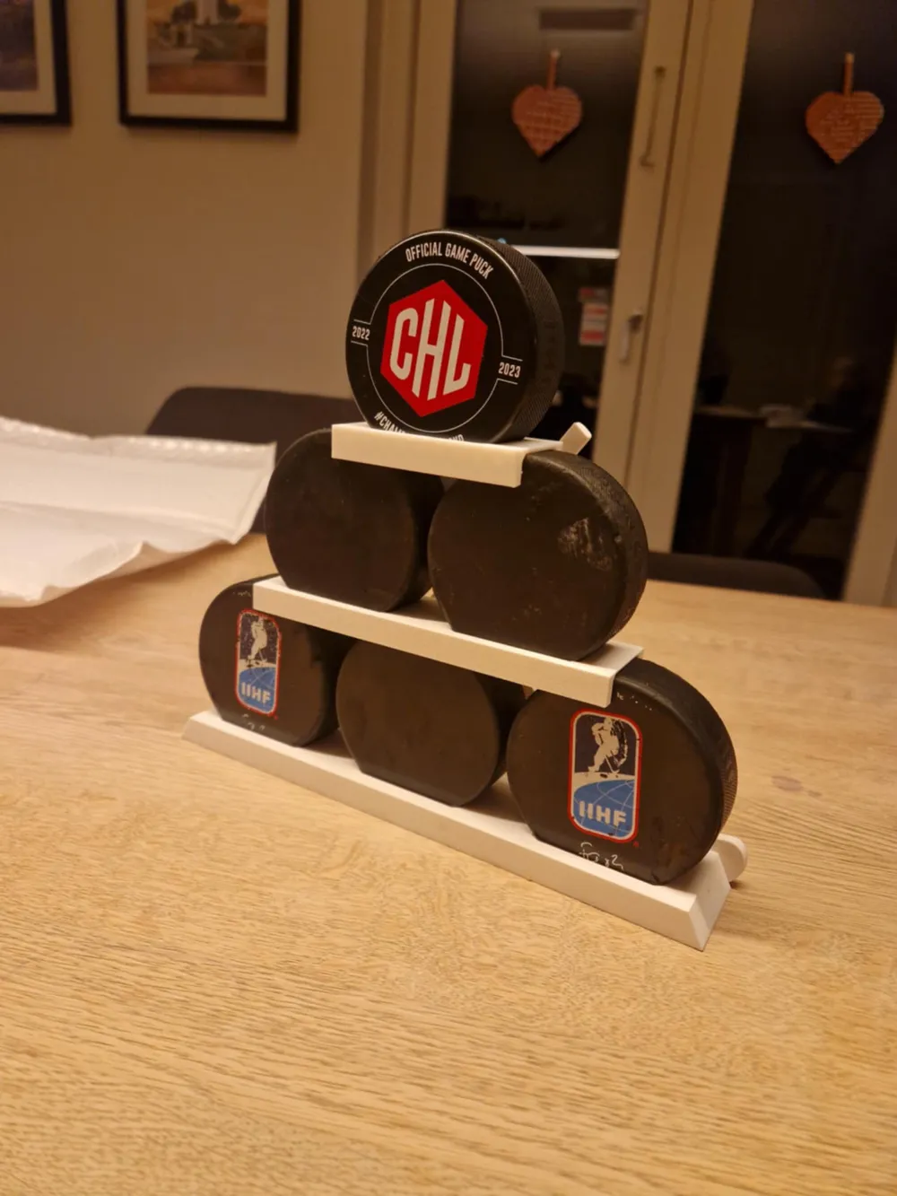 Ice Hockey Puck Display stand - Free 3D Print Model - MakerWorld