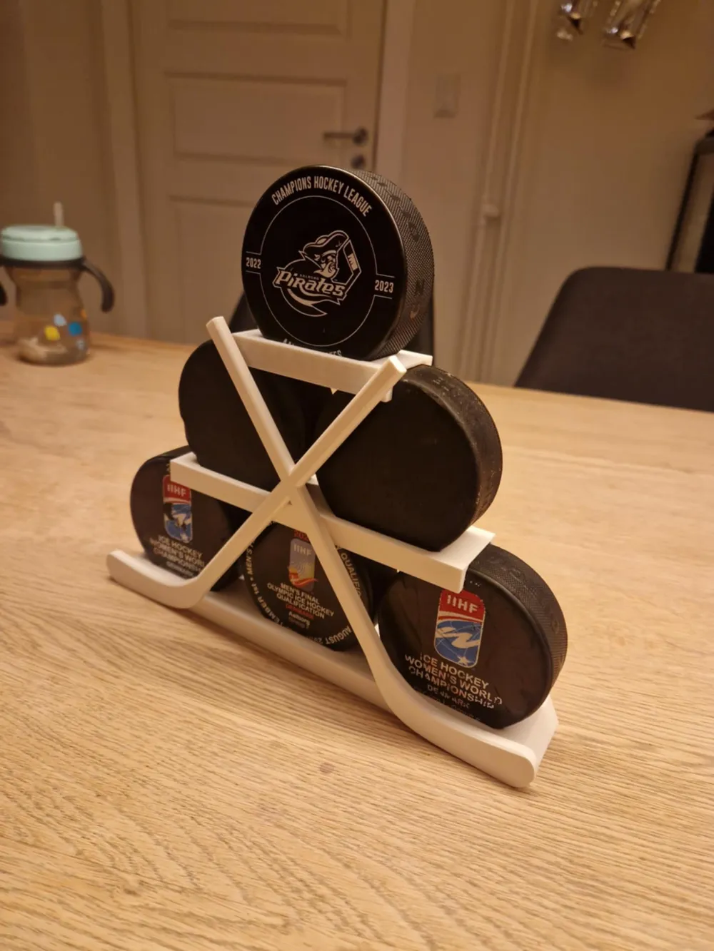 Ice Hockey Puck Display stand - Free 3D Print Model - MakerWorld