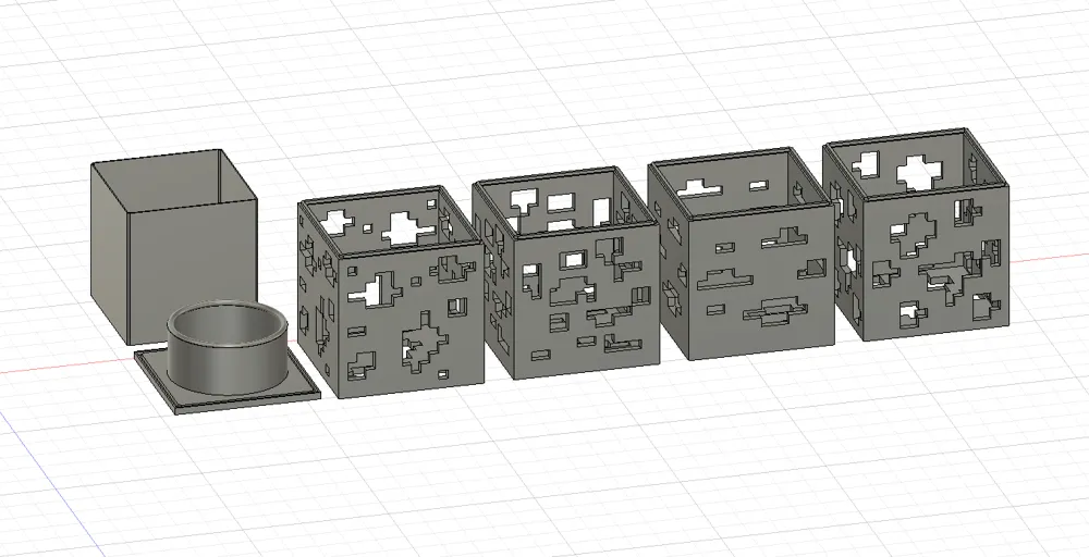 Minecraft ore block tea lights by NanoBolk MakerWorld: Download Free 3D ...