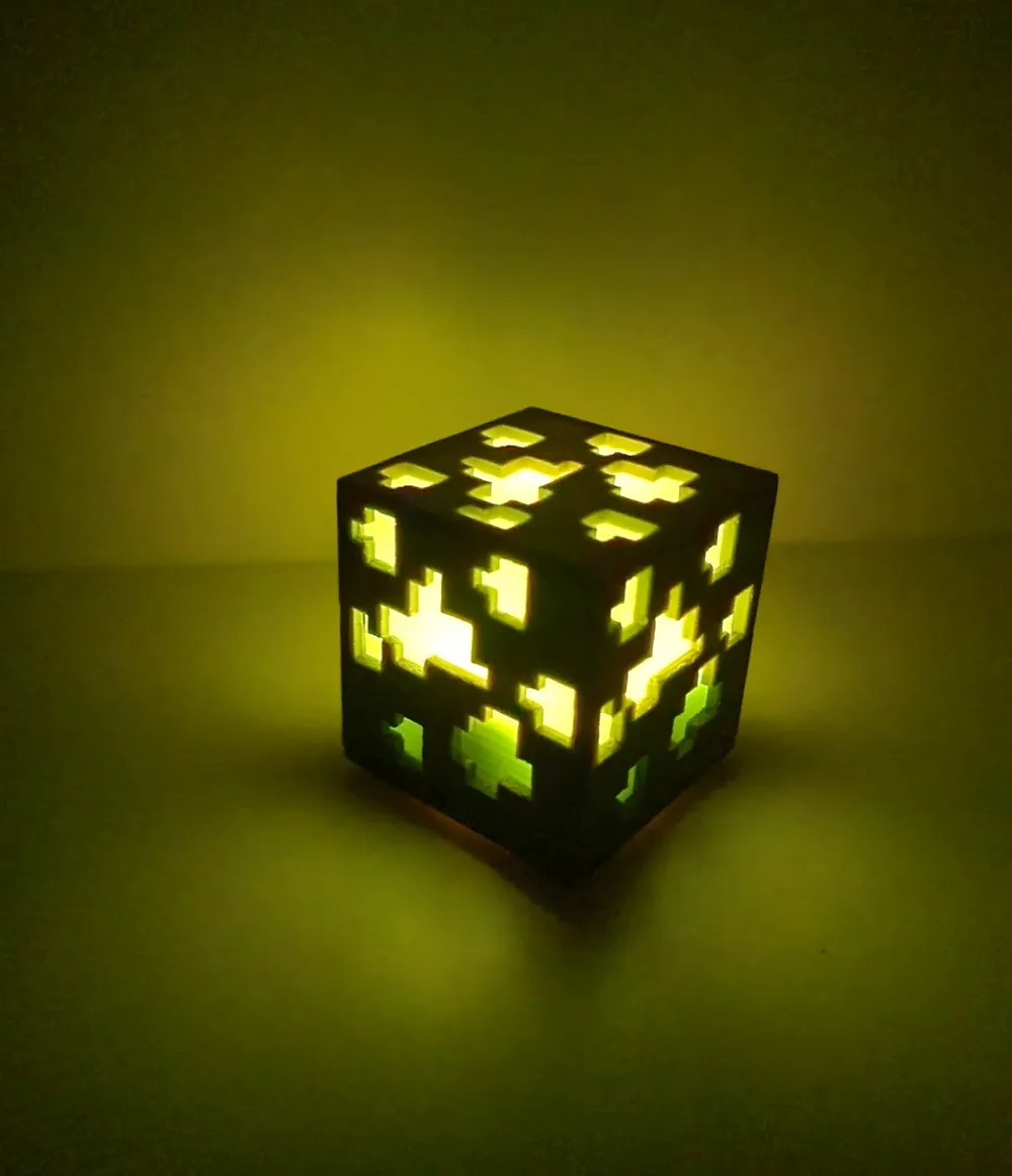 Minecraft ore block tea lights by NanoBolk MakerWorld: Download Free 3D ...