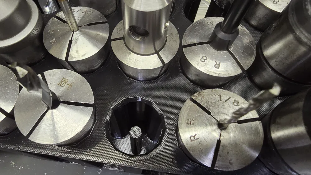 R8 Collet tool holder by user_2129256083 - MakerWorld