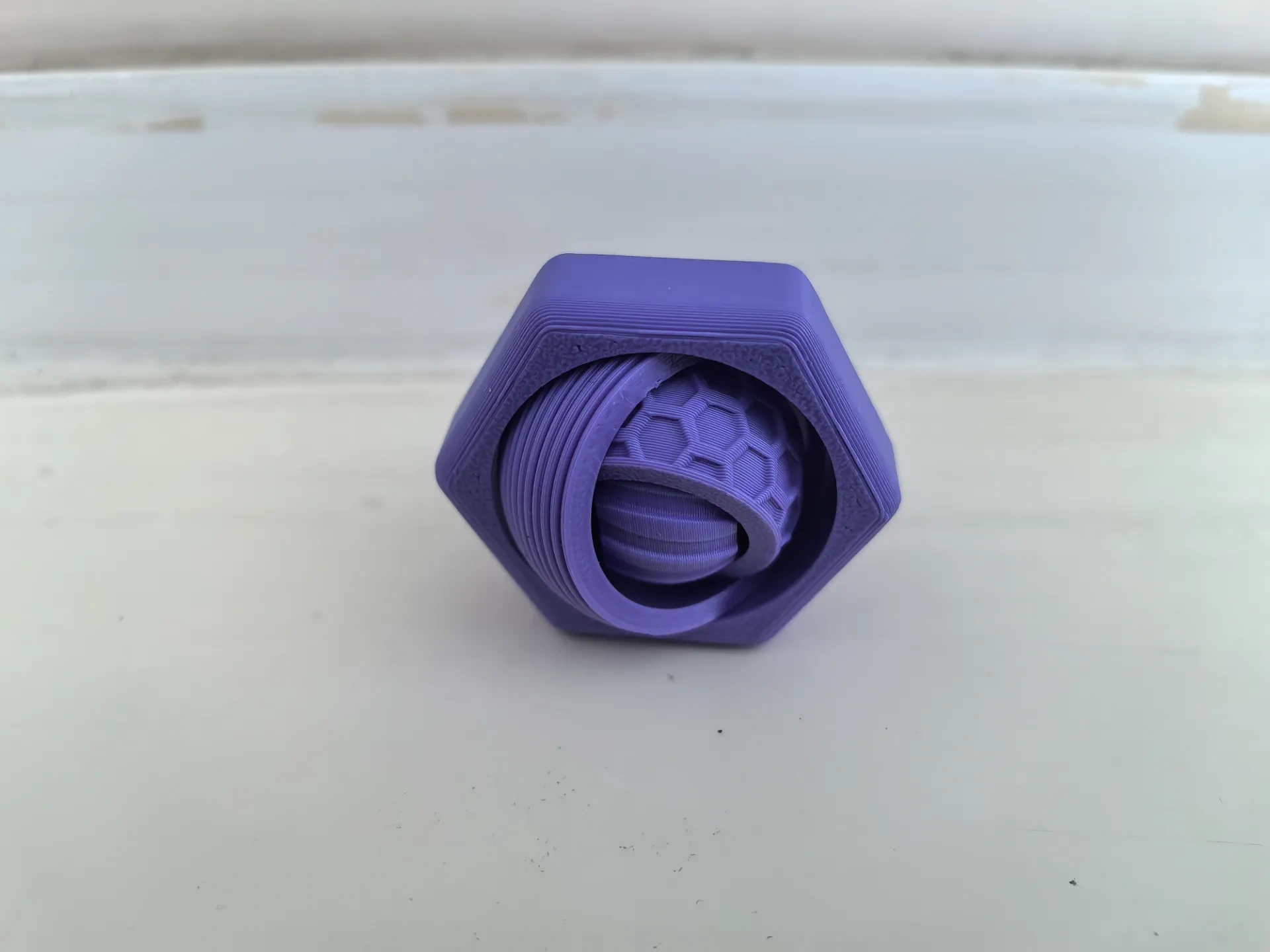 Hexagonal Fidget Spinner by 一枣 - MakerWorld