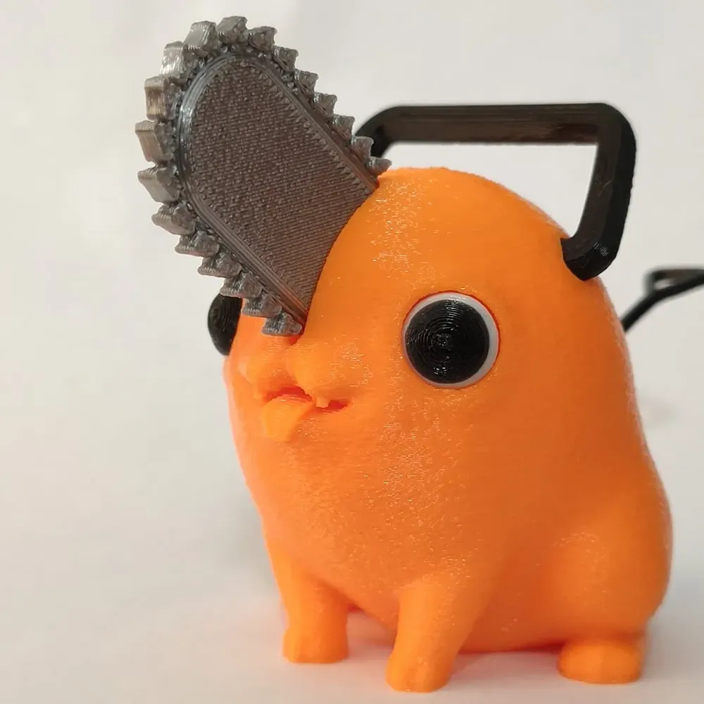 Christmas reindeer Pochita/Chainsaw Dog/Multipart printing, no ...