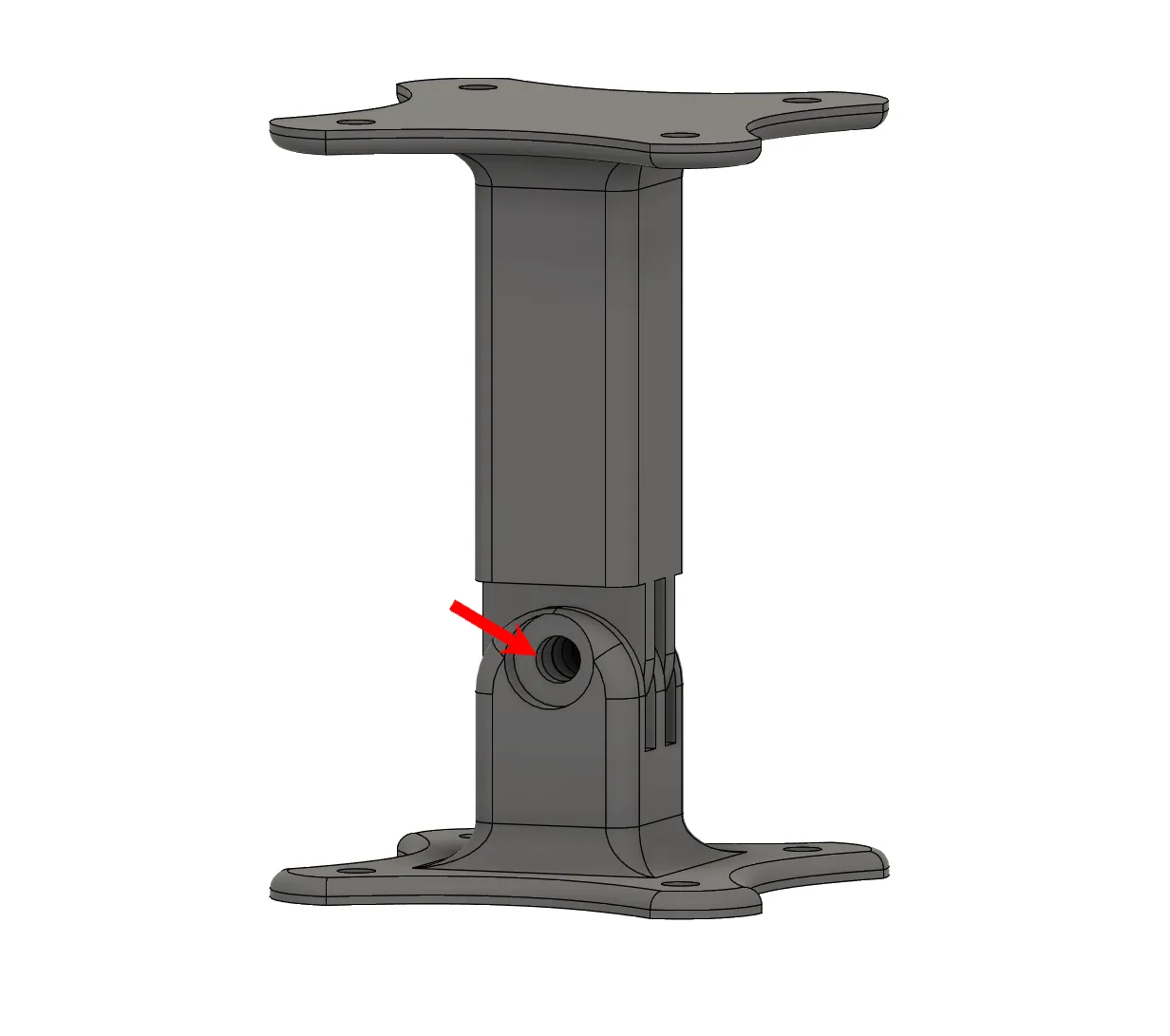 7in Parametric Display Mount - Free 3D Print Model - MakerWorld