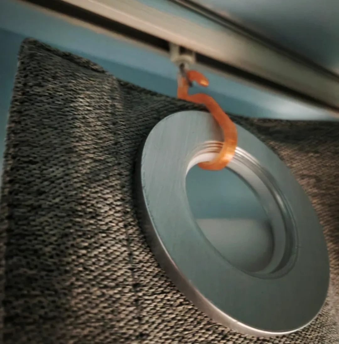 Curtain hooks, Roman rod curtain fabric track adapter, converter ...