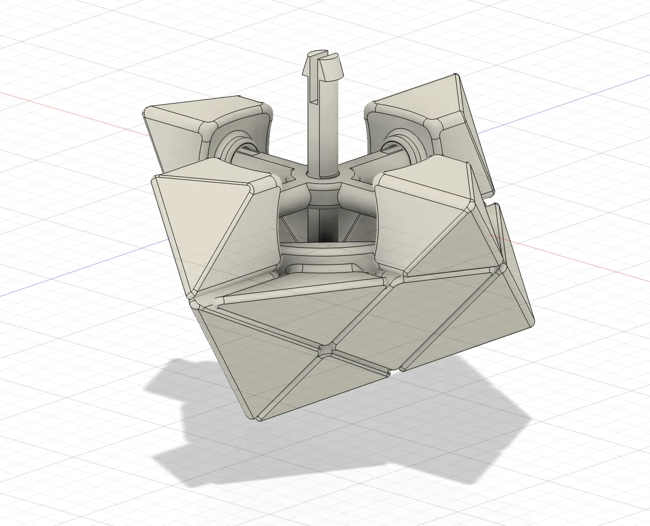 Axis Cube Style Monocolor (Fully 3D Printed) - Free 3D Print Model ...