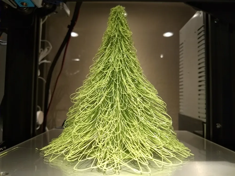 Stringy Christmas Tree by Asher Verlee MakerWorld: Download Free 3D Models