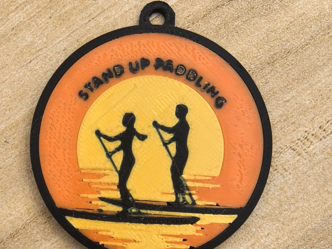 Paddleboard Accessories Keychain by user_839371684 - MakerWorld
