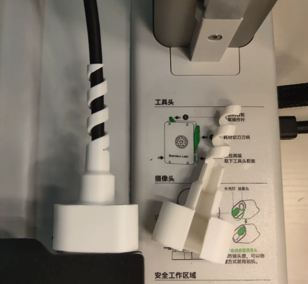 A1 mini Heated Bed Cable - Elastic Protector/Guide by Chrrrg - MakerWorld