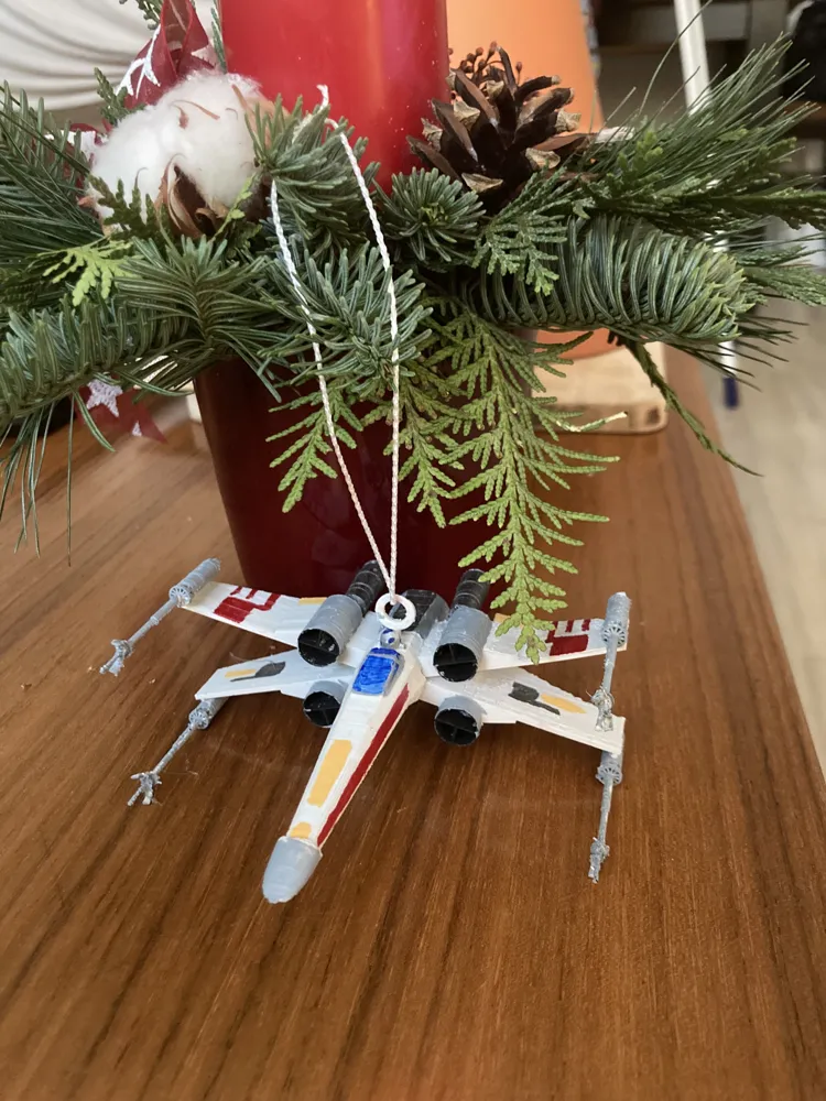 X-Wing Christmas Decoration Ornament - Star Wars by Bene - MakerWorld