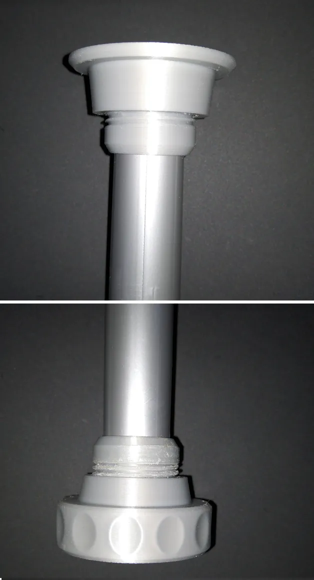 Support/leg from hollow broom stick by gabo2002 - MakerWorld