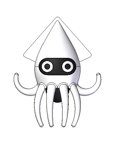 SUPER MARIO SQUID by Cios85MakerWorld: Download Free 3D Models