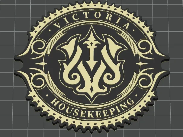Victorian Housemaid Badge by 库库睡 - MakerWorld