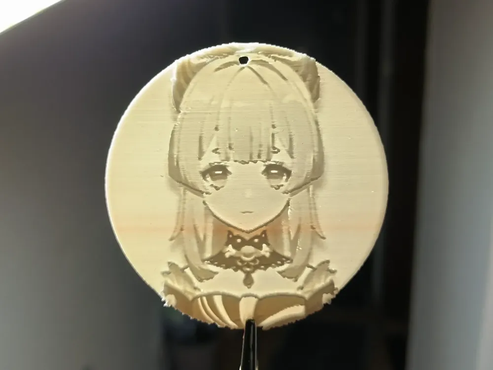 Genshin Impact - Kokomi ID Photo Lithophane Keychain by user_2191407661 ...