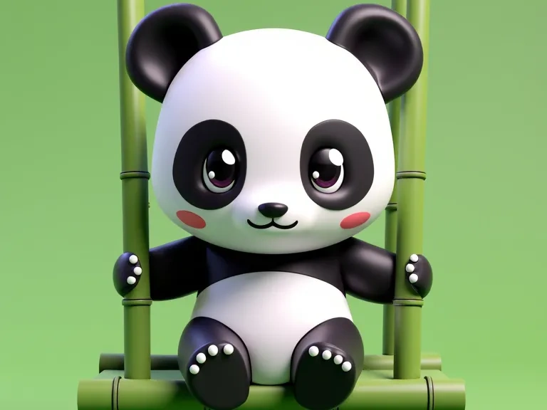 Swinging Panda by user_3205847771 - MakerWorld