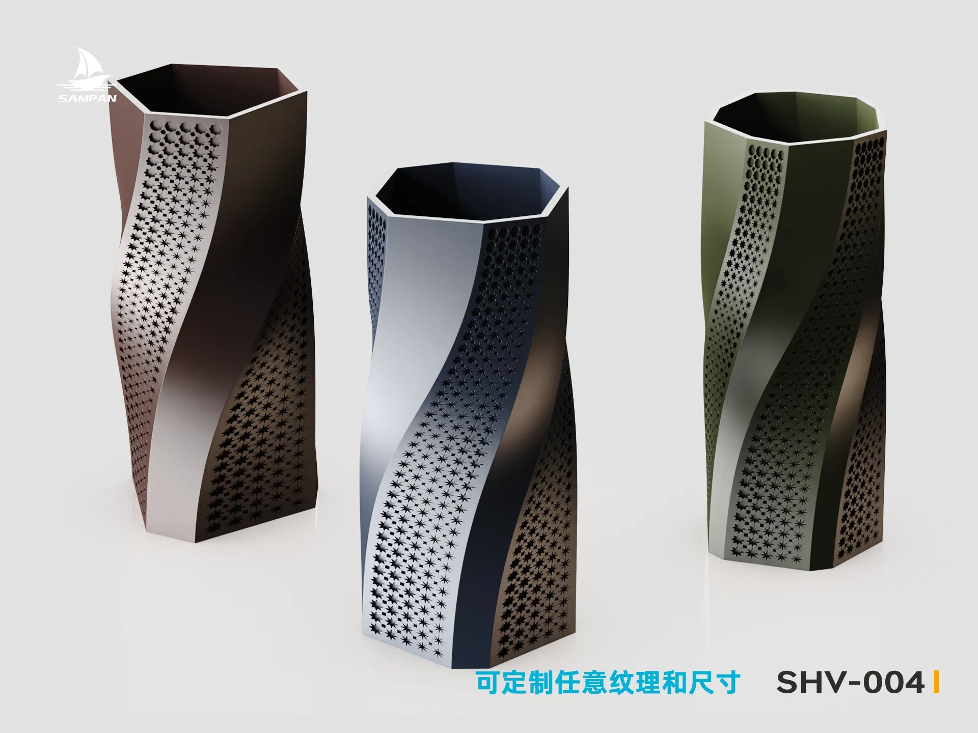 Nordic Industrial Style Creative Knob Vase by sampan1120 - MakerWorld