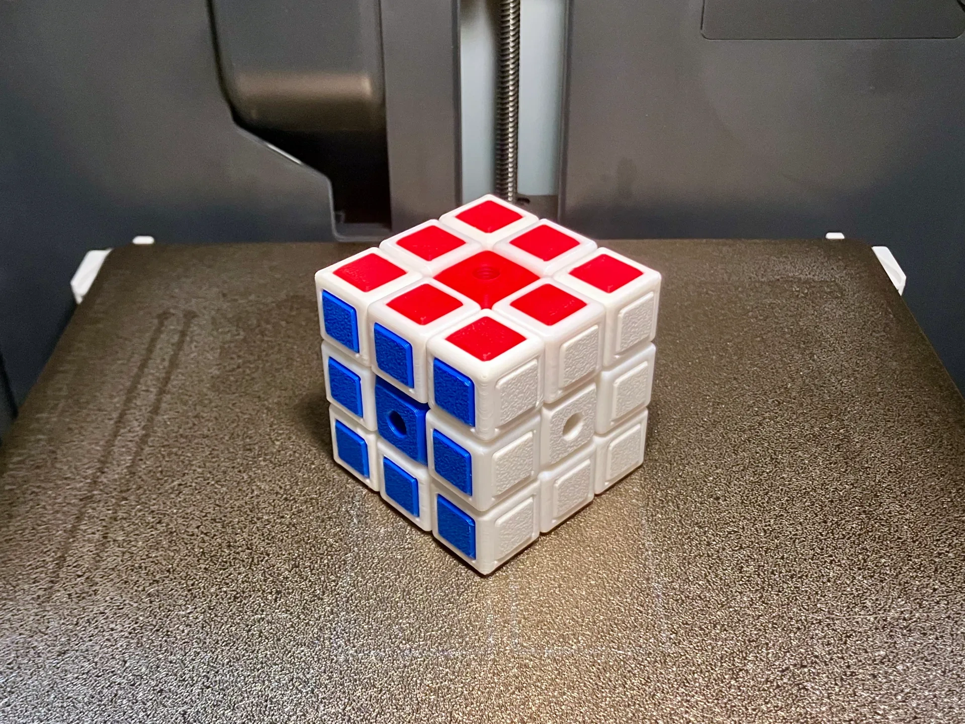 Multicolor 3x3 Rubik's Cube (requires screws and springs) by Kai3645 ...