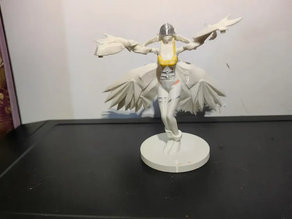 Digimon Angewomon flying pose - Free 3D Print Model - MakerWorld