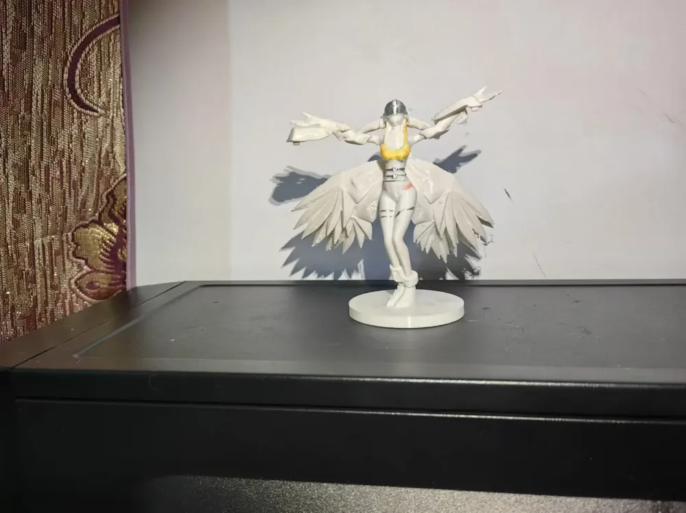 Digimon Angewomon flying pose - Free 3D Print Model - MakerWorld