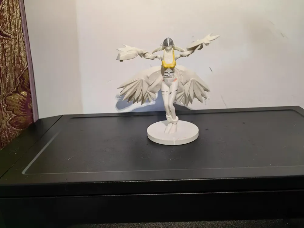 Digimon Angewomon flying pose by 玩具小屋 - MakerWorld