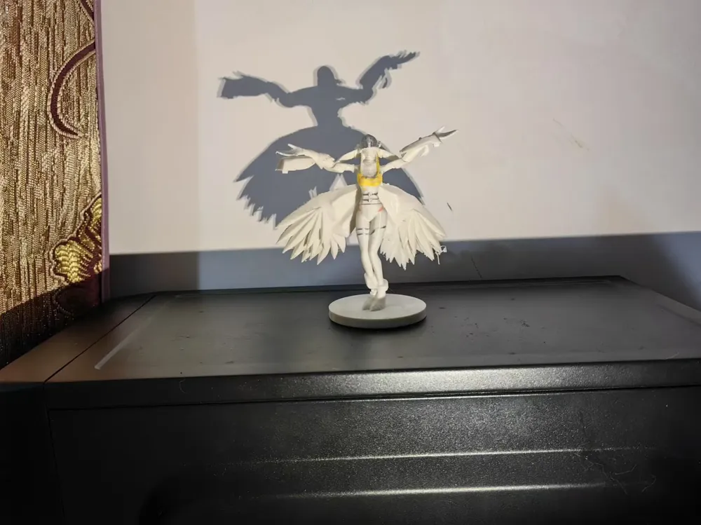 Digimon Angewomon flying pose - Free 3D Print Model - MakerWorld