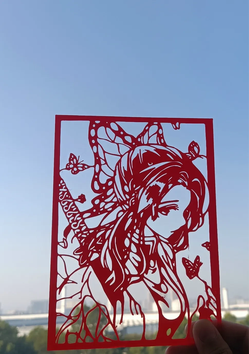 Window Flower Paper Cutting -- Cartoon Decoration -- Shinobu Kocho by ...