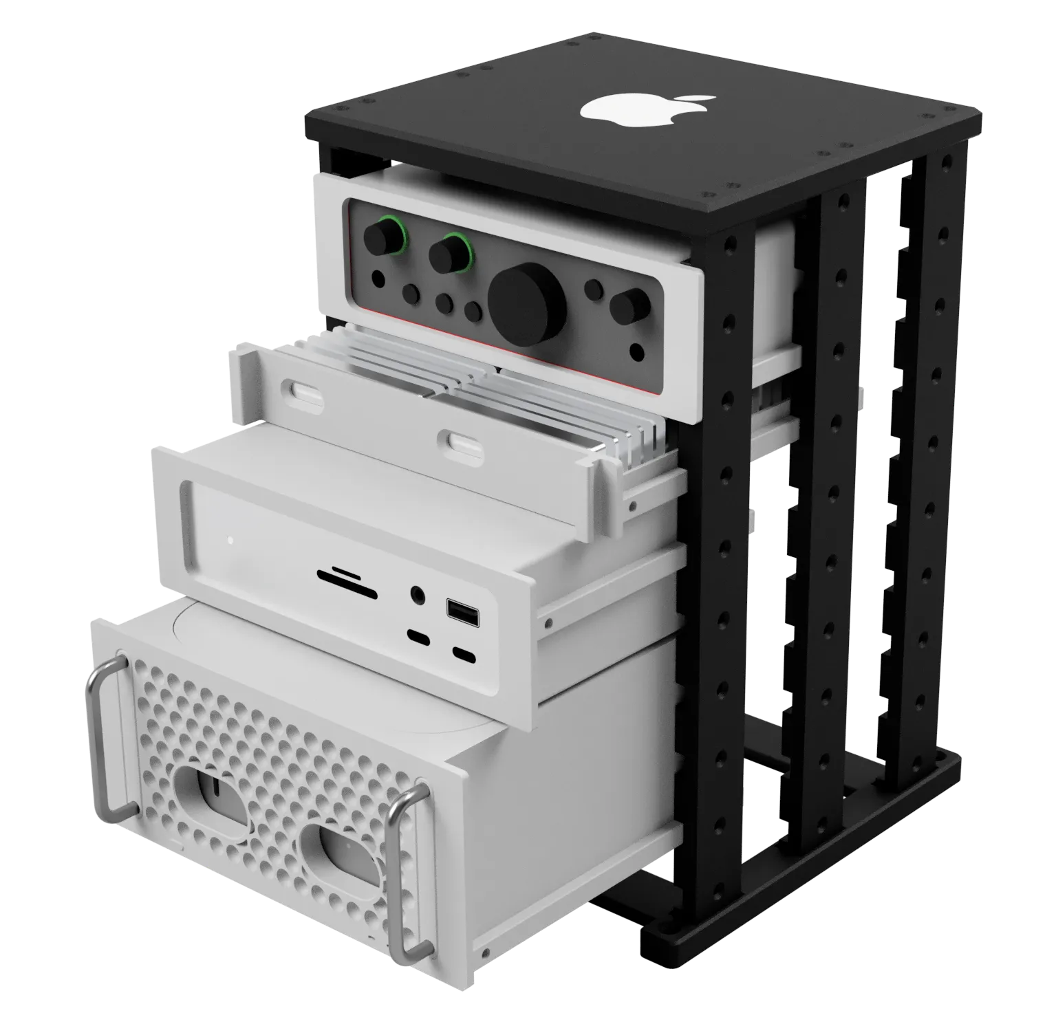 Mac mini "Rack Pro" set for M4 Mac mini + add-ons by Jerrod H ...
