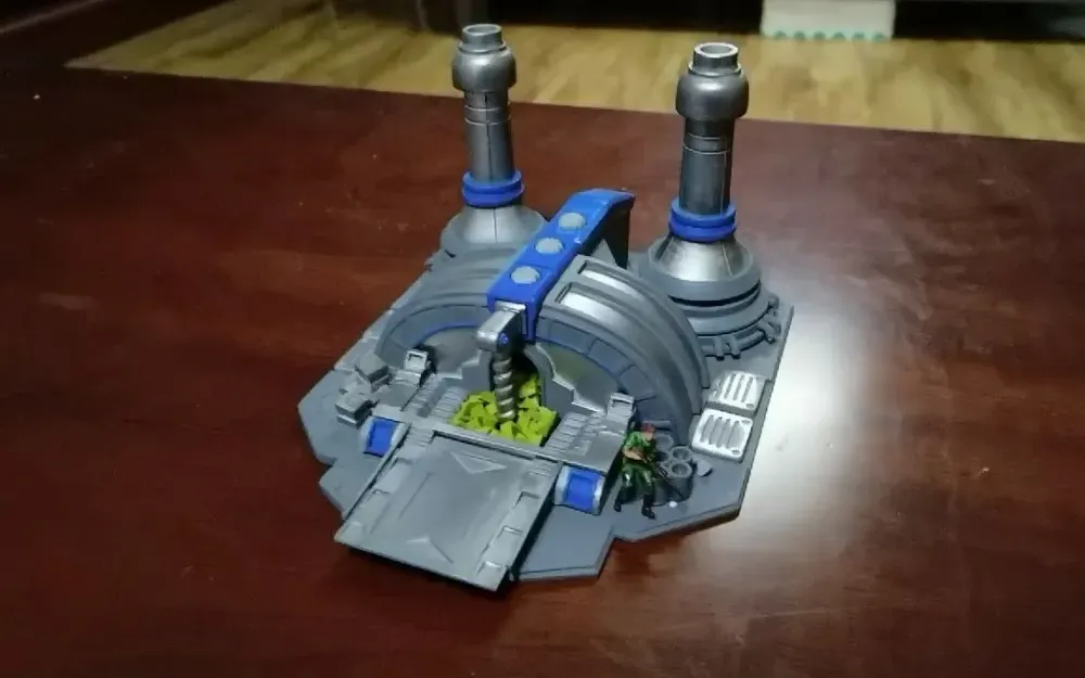 Classic Red Alert Allied Forces Building 3D Print Model 18-Piece ...