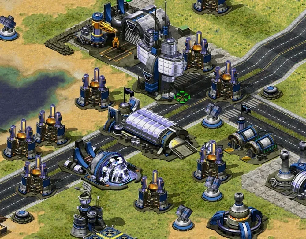 Classic Red Alert Allied Forces Building 3D Print Model 18-Piece ...