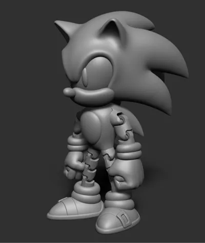 Sonic 3d print model download - MakerWorld
